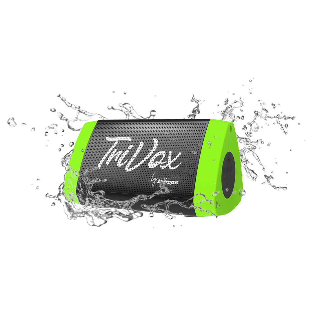 Jabees TriVox Triangle Bluetooth Wireless Portable Speaker with IPX6 ...
