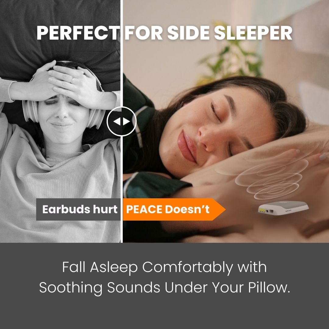 Pillow Speaker for Sleeping – Bone Conduction & Sleep Timer | Jabees
